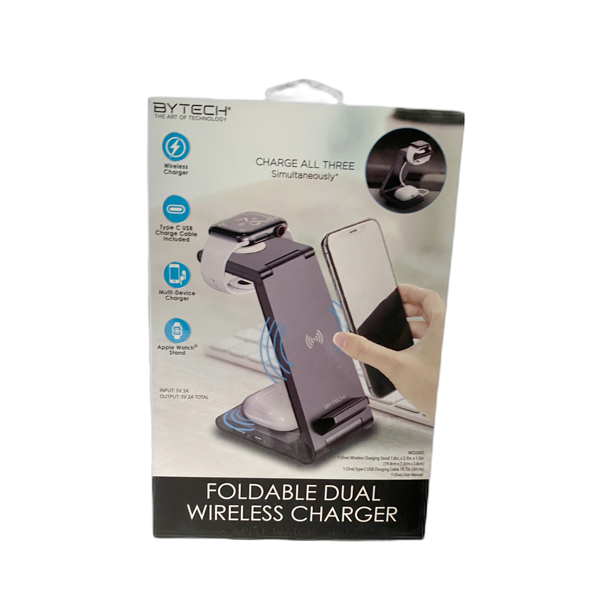 Foldable Dual Wireless Charger from Bytech – Golem Games
